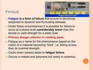Case Study on Failure Due to Fatigue | PPT