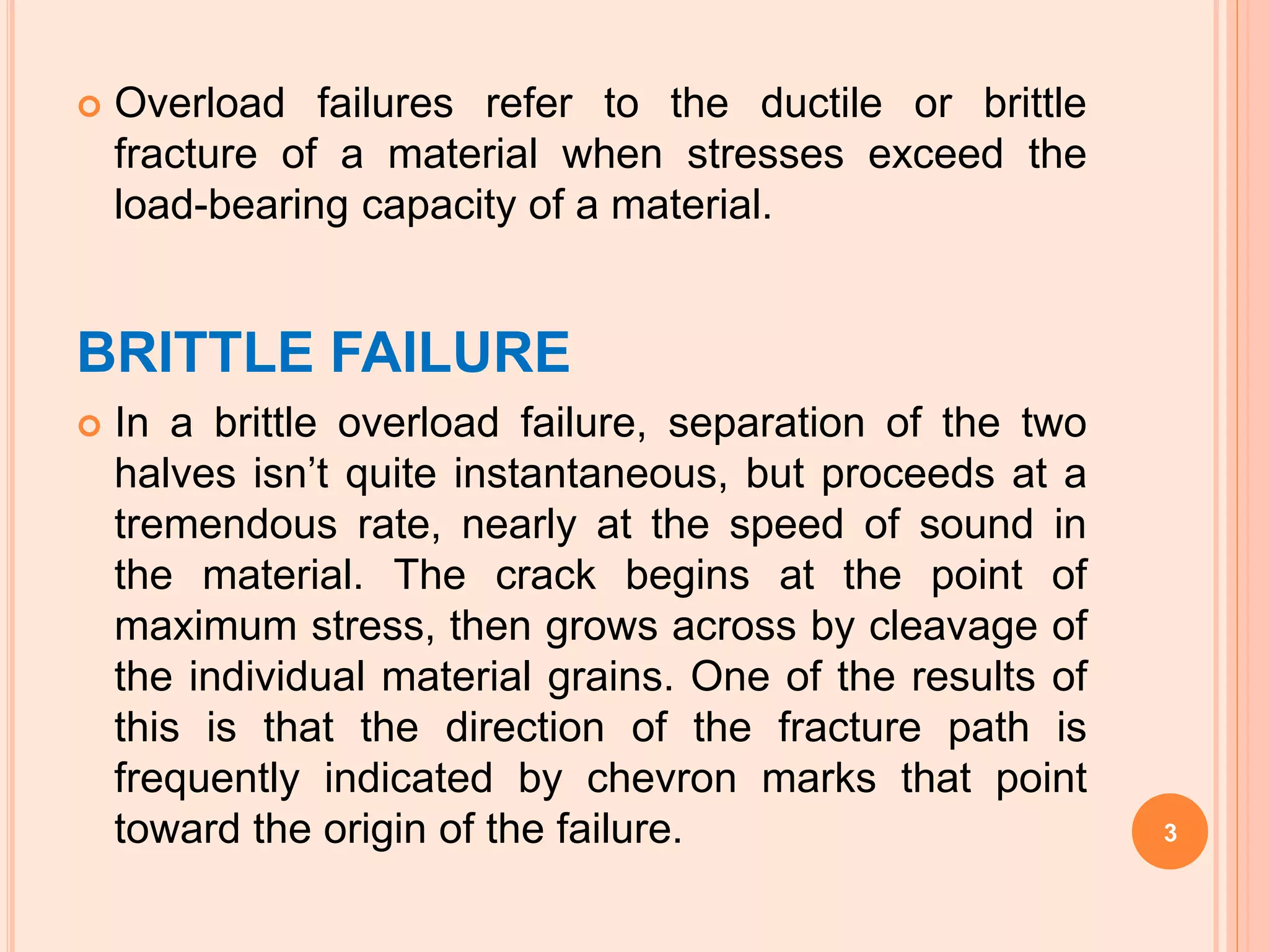 Failure Due to overloading | PPTX