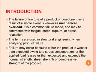 Failure Due to overloading | PPTX