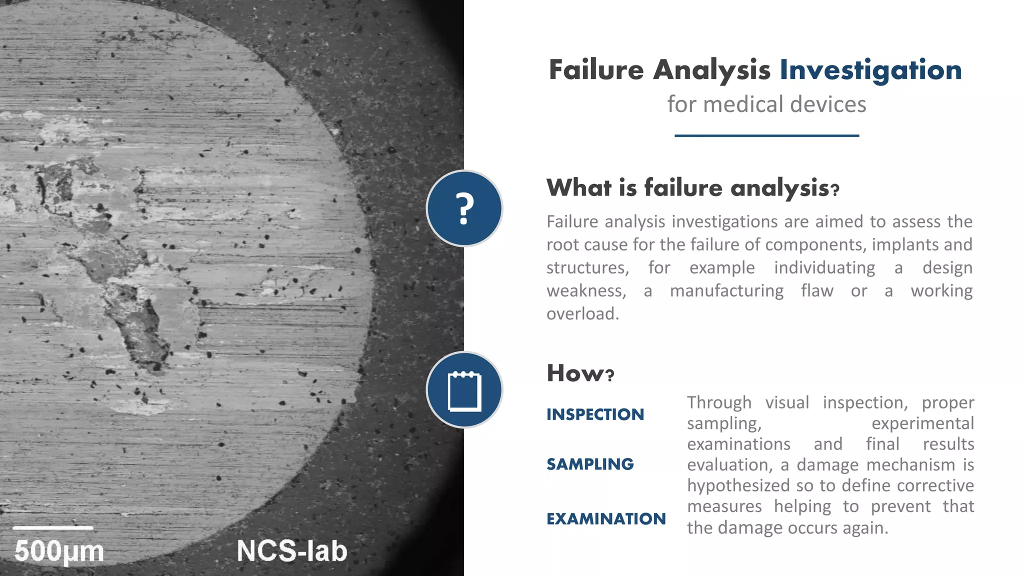 Failure Analysis Investigation for Medical Devices | PPT