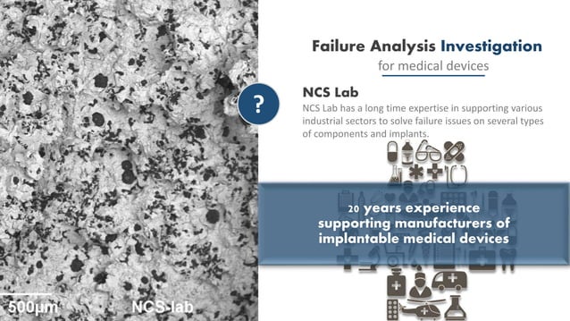 Failure Analysis Investigation for Medical Devices | PPT