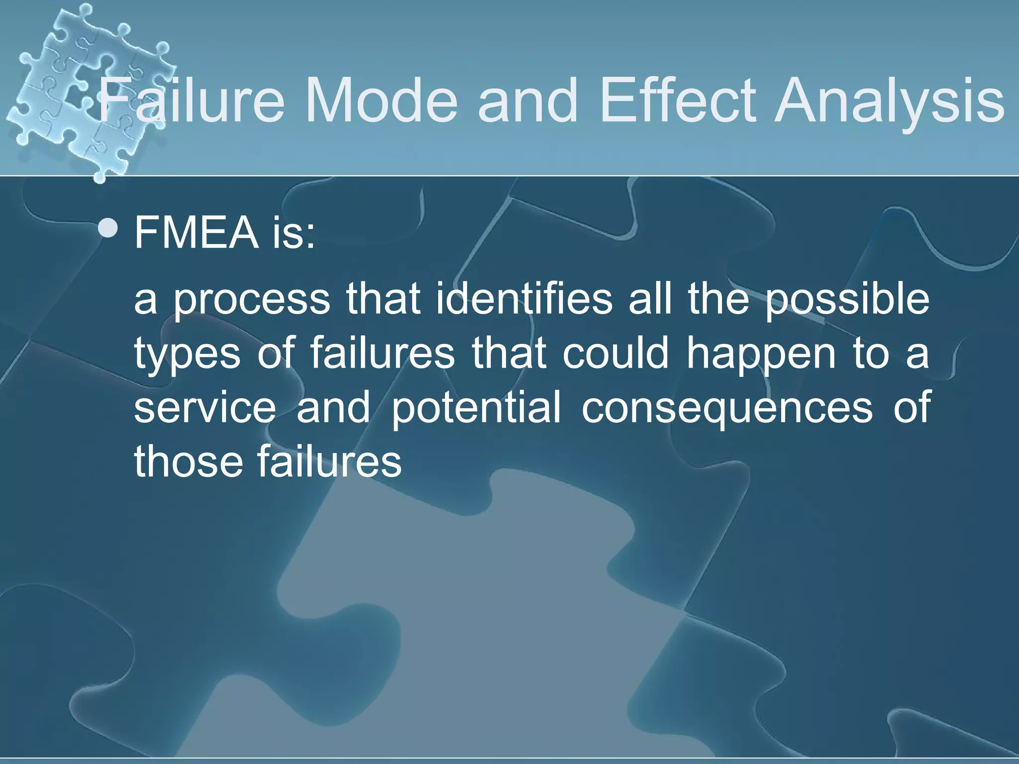 Failure mode and effect analysis | PPT