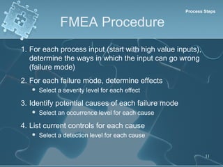 Failure mode and effect analysis | PPT