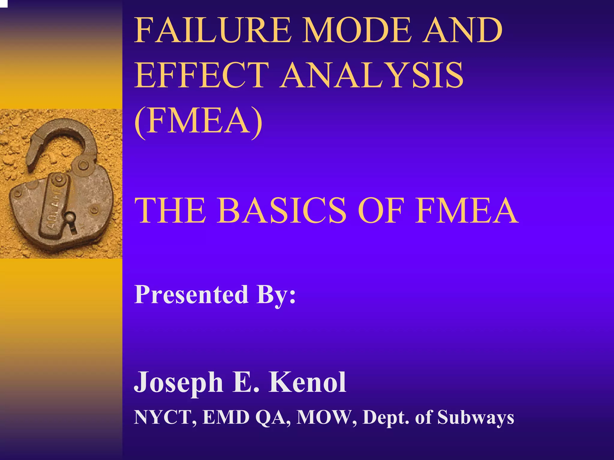 Failure mode effect_analysis_fmea | PPT