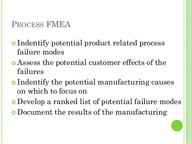 Failure modes effect analysis | PPT