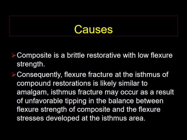 failure of composite restoration by Dr Islam Alsakkaf.pptx