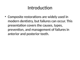 Failure_of_Composite_Restorations by dr.ahmed haddad.pptx