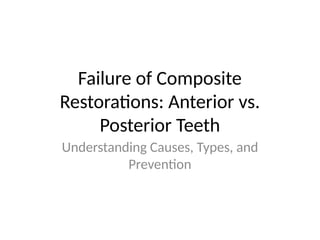Failure_of_Composite_Restorations by dr ahmed.pptx