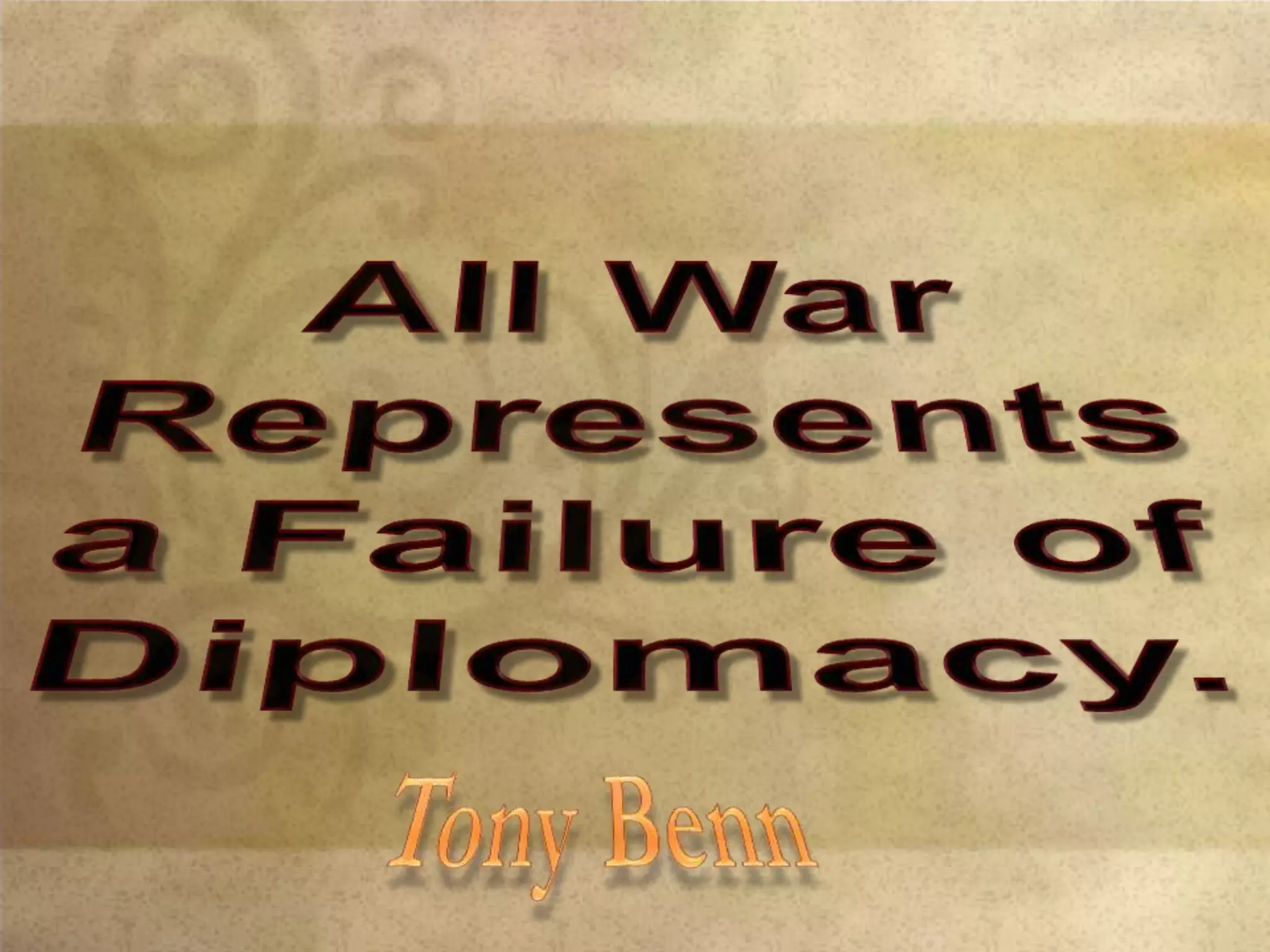 Failure of diplomacy | PPT