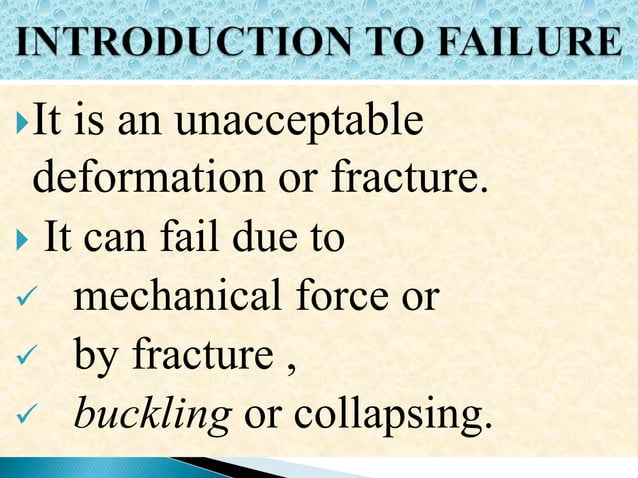 Failure of materials | PPTX | Geology | Science
