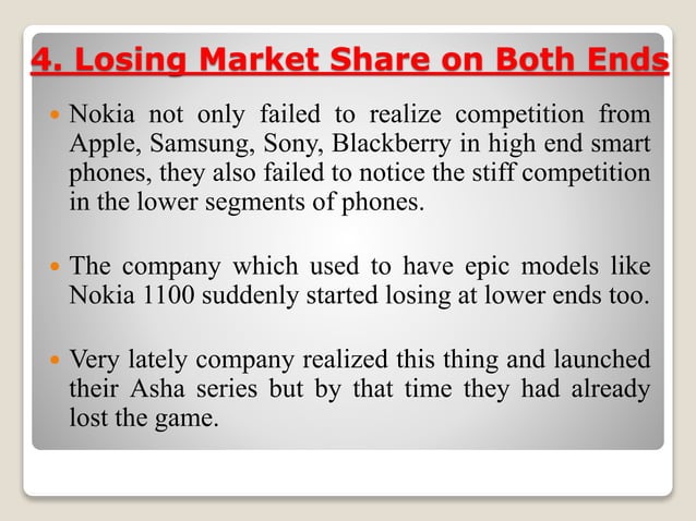 Failure of nokia | PPTX