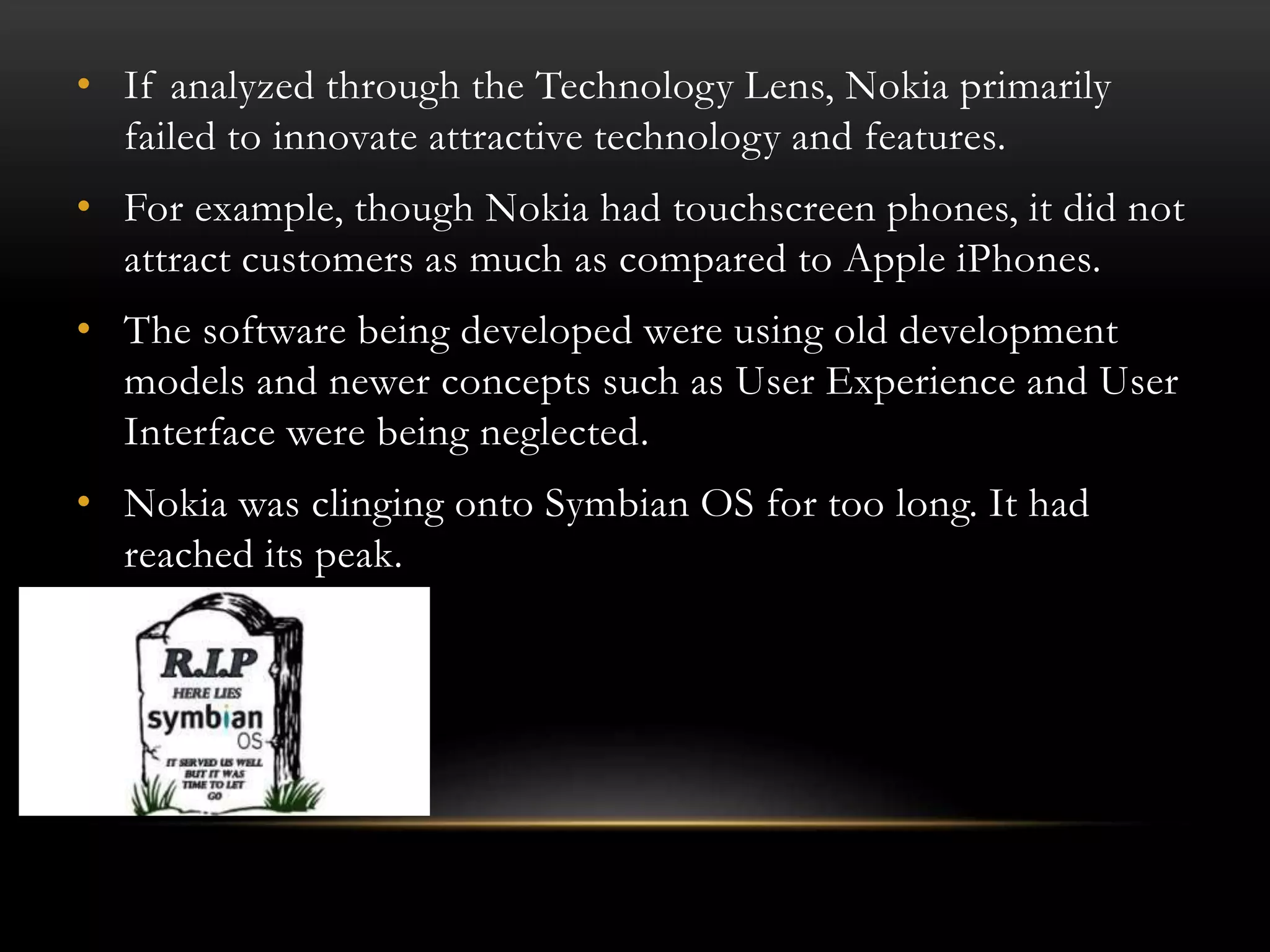 Failure of nokia | PPTX
