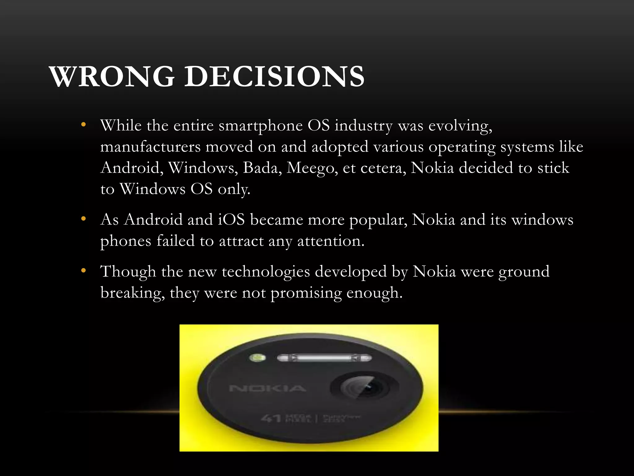 Failure of nokia | PPTX