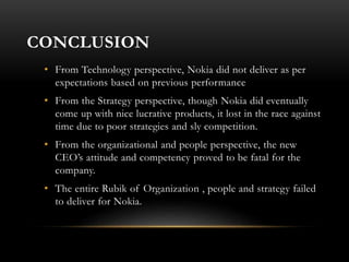 Failure of nokia | PPTX