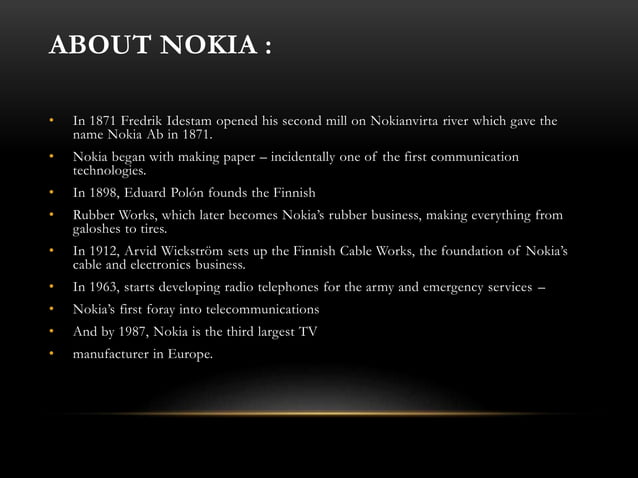 Failure of nokia | PPTX