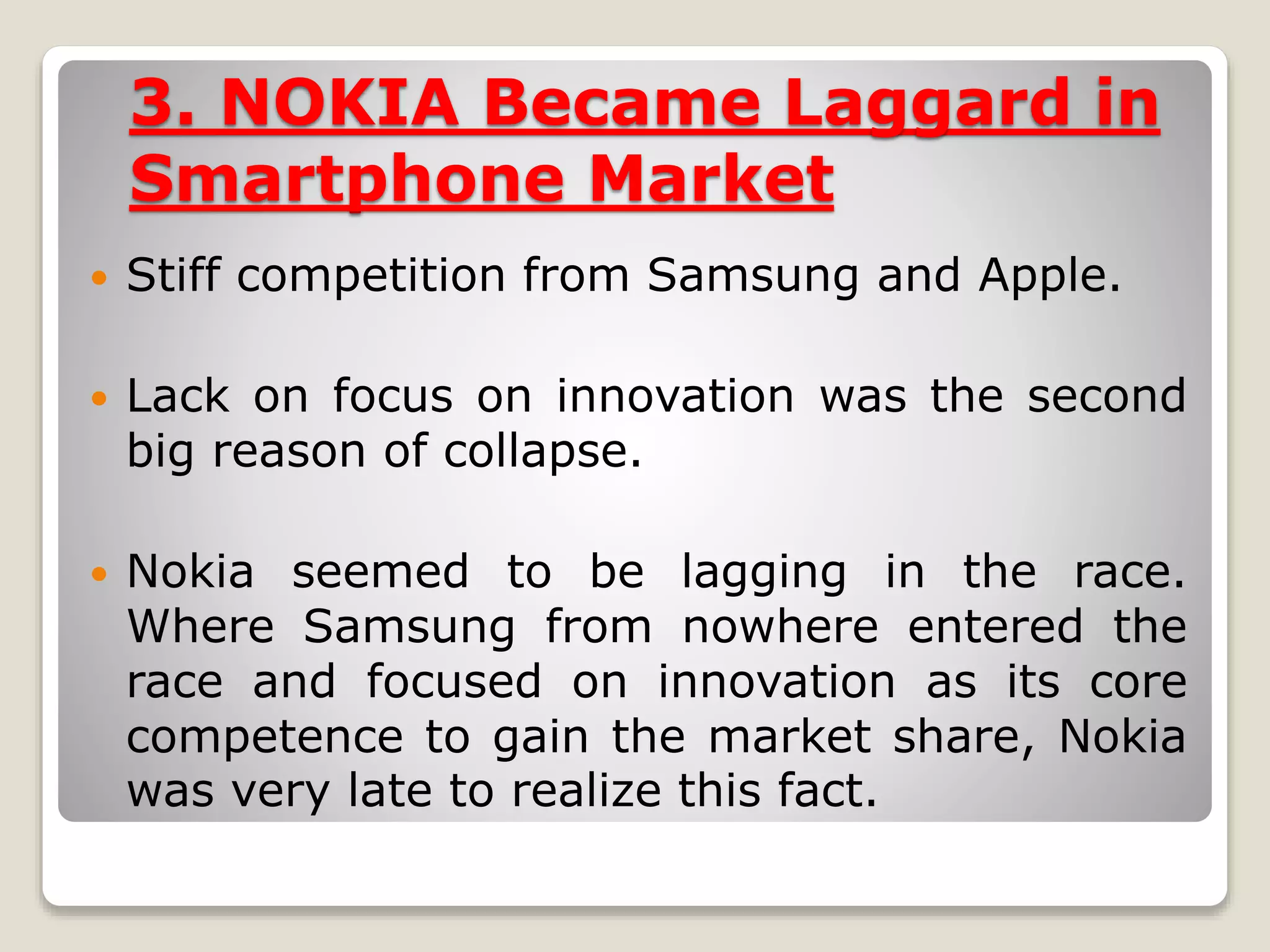 Failure of NOKIA | PPT