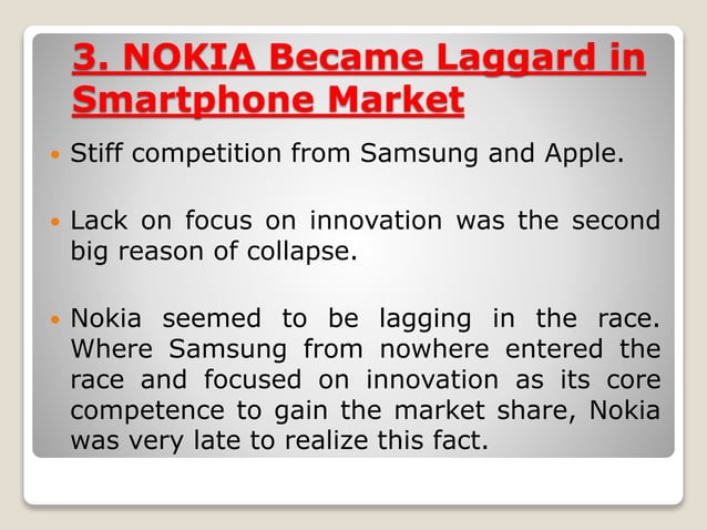 Failure of NOKIA | PPT