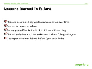 Embracing failure on the front-end: Making better JavaScript apps by learning from botches | PPT