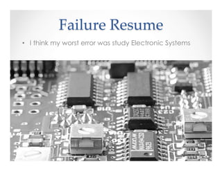 Failure resume and learning mind map | PDF