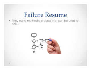 Failure resume and learning mind map | PDF