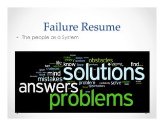 Failure resume and learning mind map | PDF