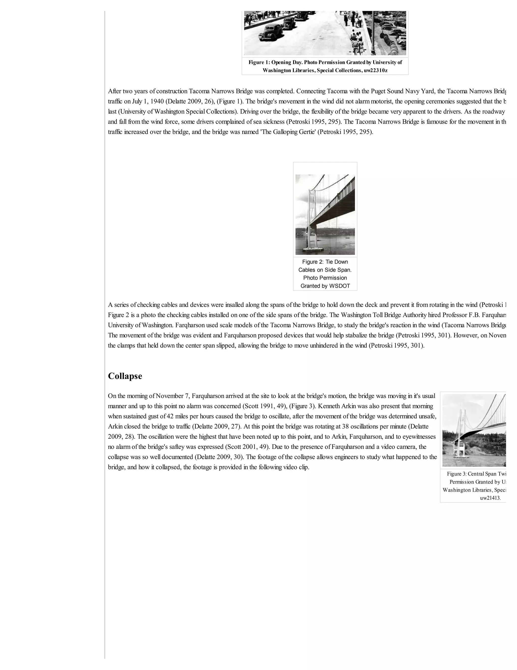 Failures tacoma narrows collapse | PDF