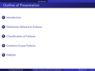 Failures and Failure Classificationmmmmm | PDF