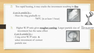 Failures in casting | PPTX