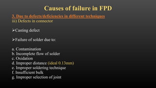 FAILURES IN FIXED PARTIAL DENTURES | PPTX