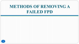 Failures in Fixed Partial Denture | PPTX
