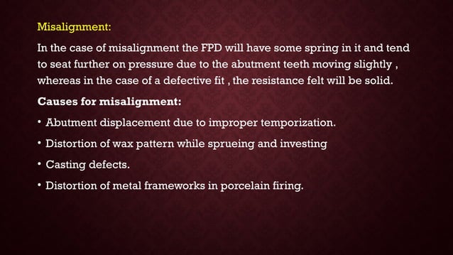 Failures in FPD.pptx................................. | PPT