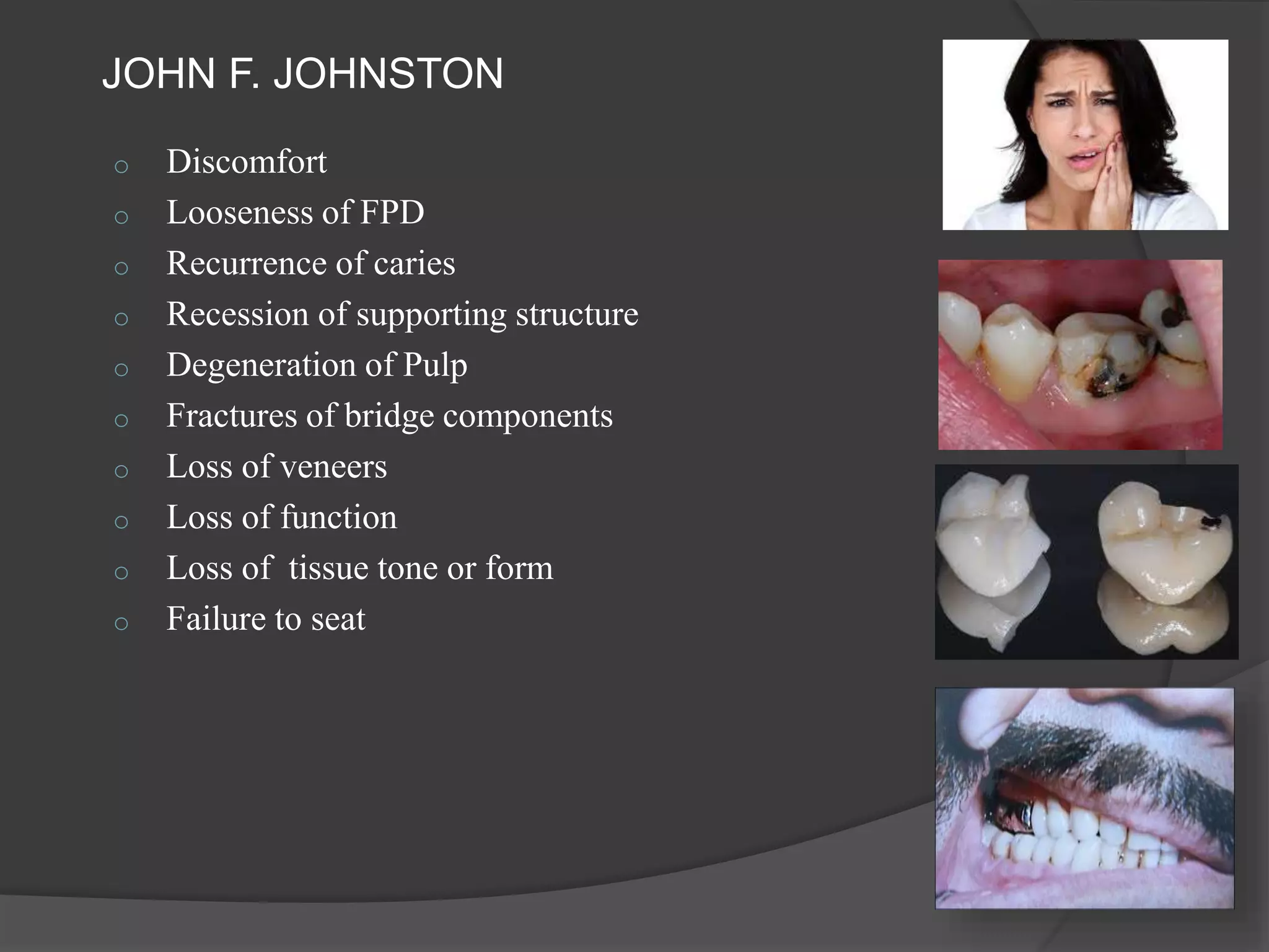 Failures in fpd anish | PPTX