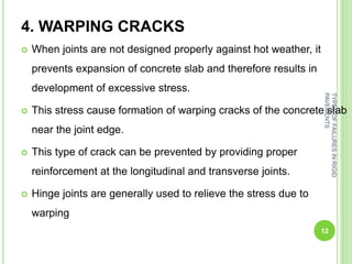 Failures in rigid pavement | PPTX