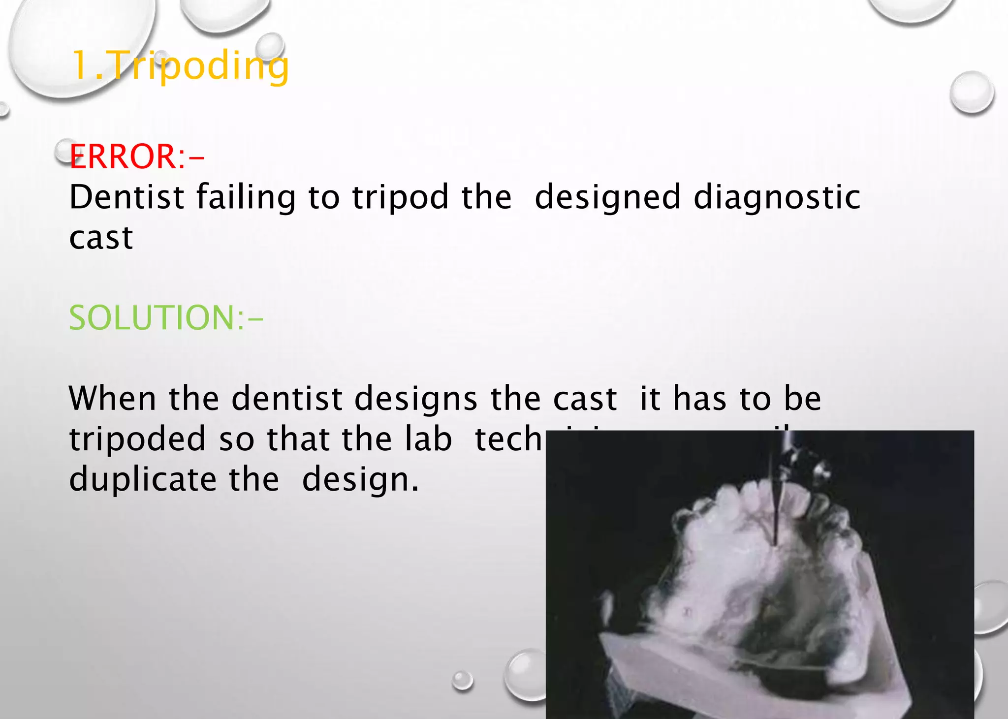 Failures in Removable Partial Denture Prosthodontics | PPTX
