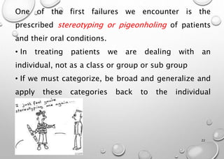 Failures in Removable Partial Denture Prosthodontics | PPTX