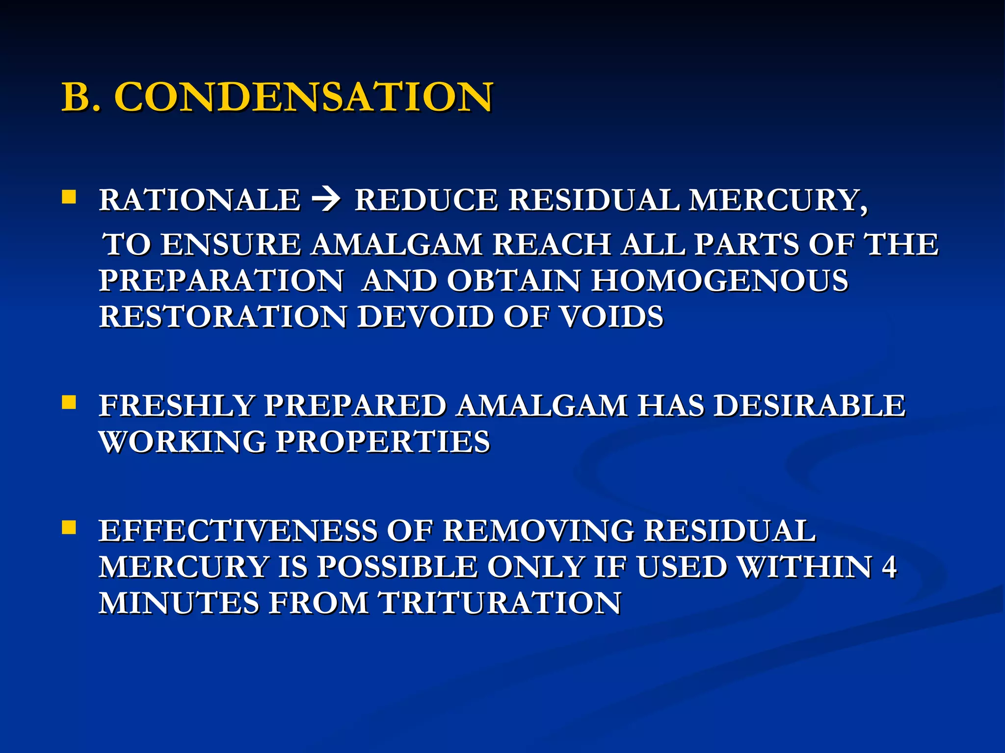 Failures Of Dental Amalgam | PPT