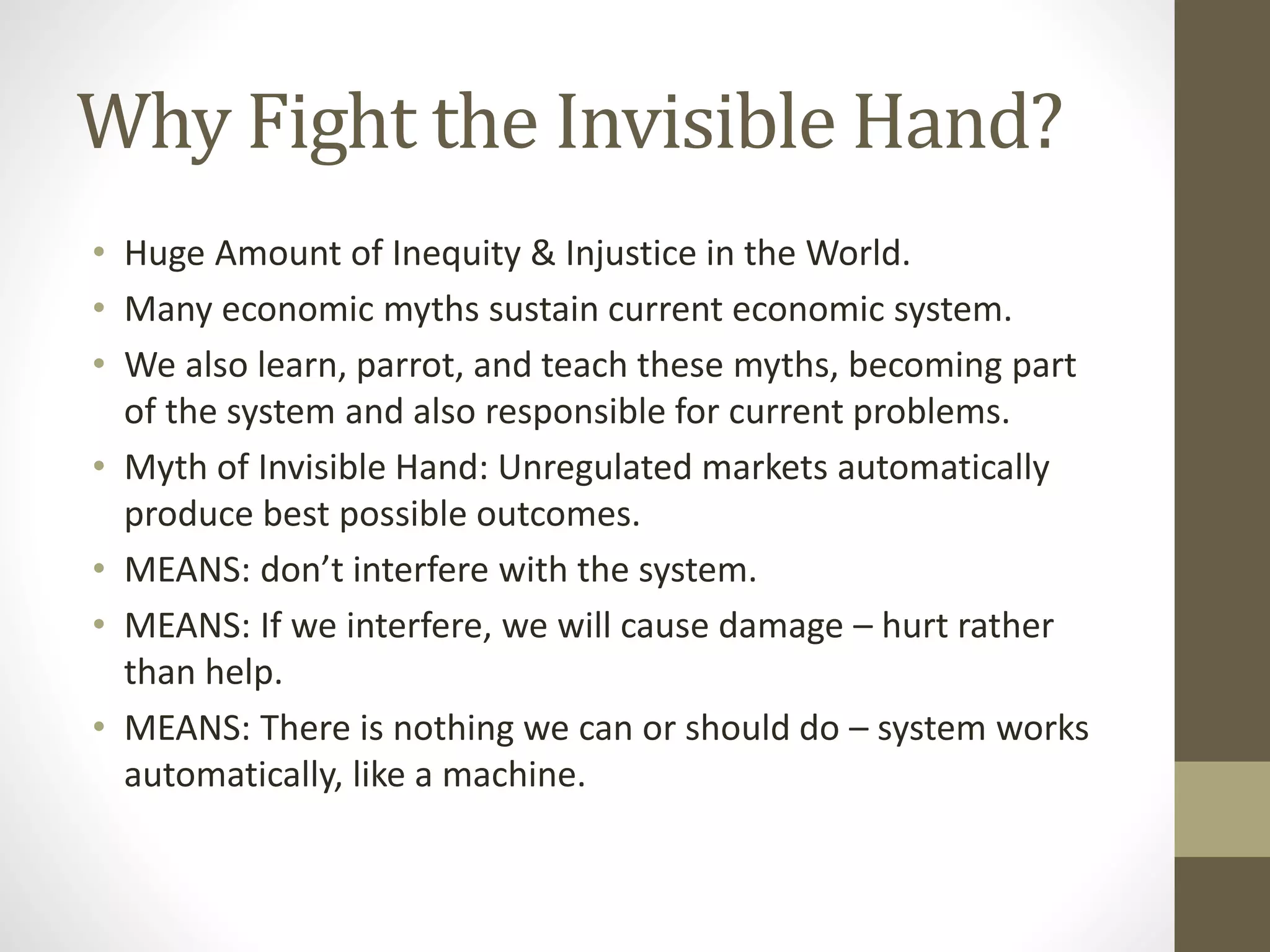 Failures of the invisible hand | PPTX