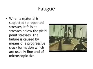 Failure Basics (strength of materials) - with animations if downloaded ...