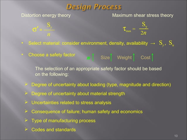 Failure Theories - Static Loads | PPT | Physics | Science