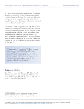 Failure to report | PDF