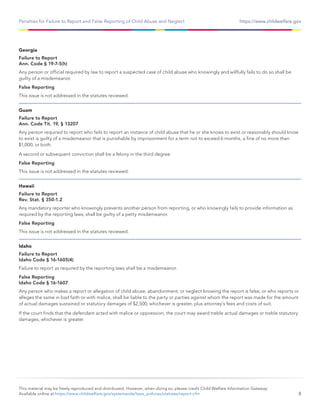 Failure to report | PDF