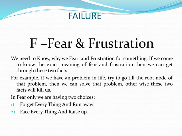 Failure vs Success | PPTX | Career Advice | Careers