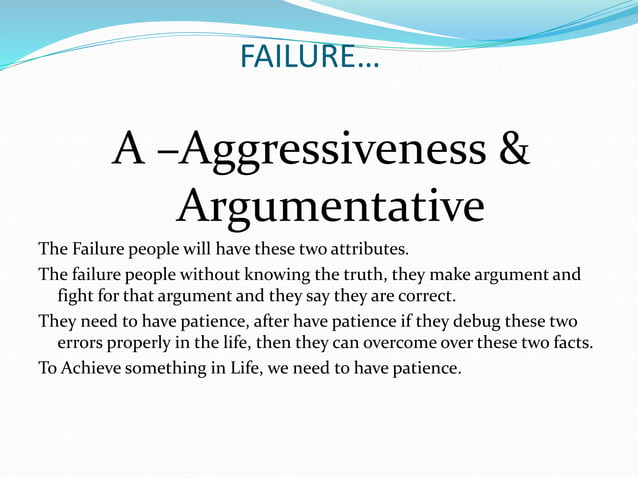 Failure vs Success | PPTX | Career Advice | Careers