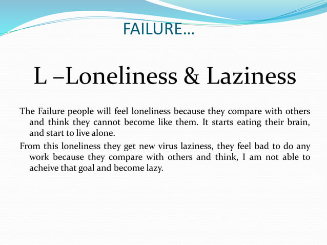 Failure vs Success | PPTX | Career Advice | Careers