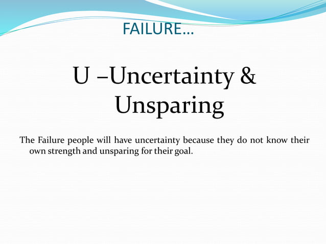 Failure vs Success | PPTX | Career Advice | Careers