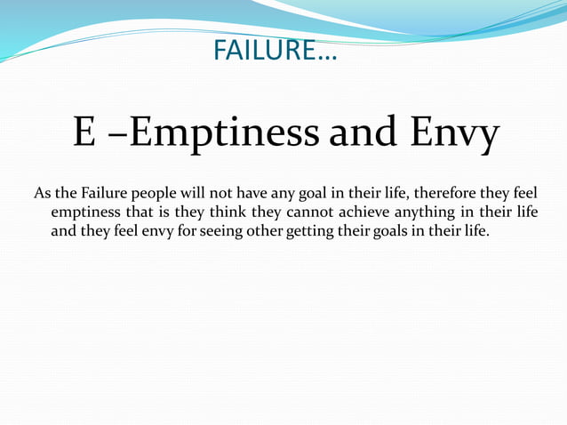 Failure vs Success | PPTX | Career Advice | Careers