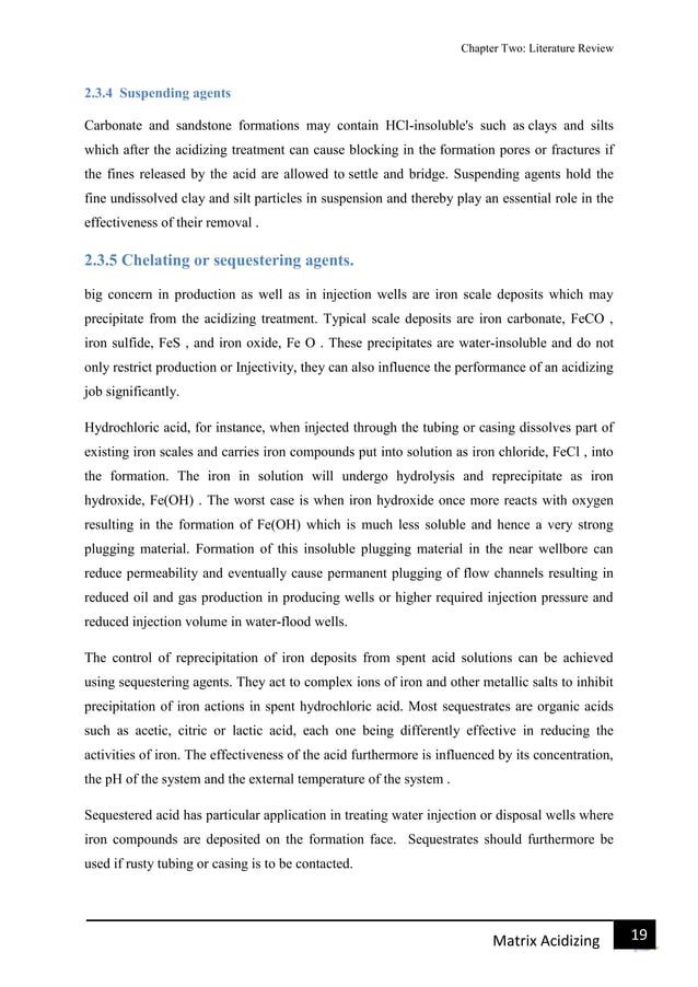 matrix acidizing in carbonate reservoir