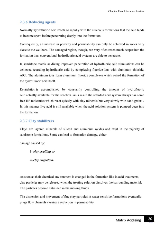 matrix acidizing in carbonate reservoir | PDF