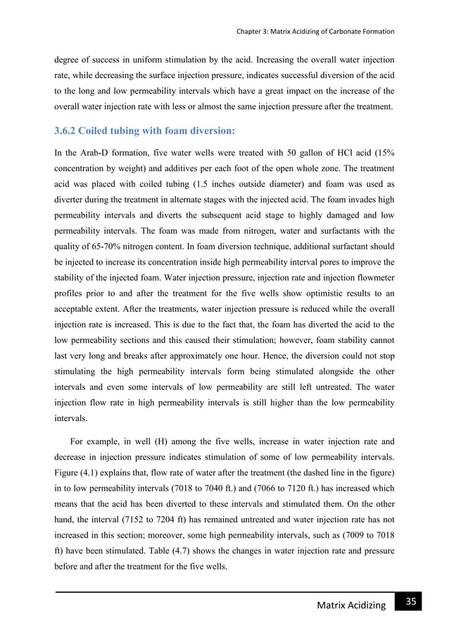 matrix acidizing in carbonate reservoir
