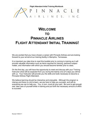 Cabin Crew Initial Training_packet | PDF